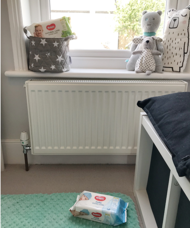 [AD] Our changing routine with Huggies® Wipes - Claire Moran Designs